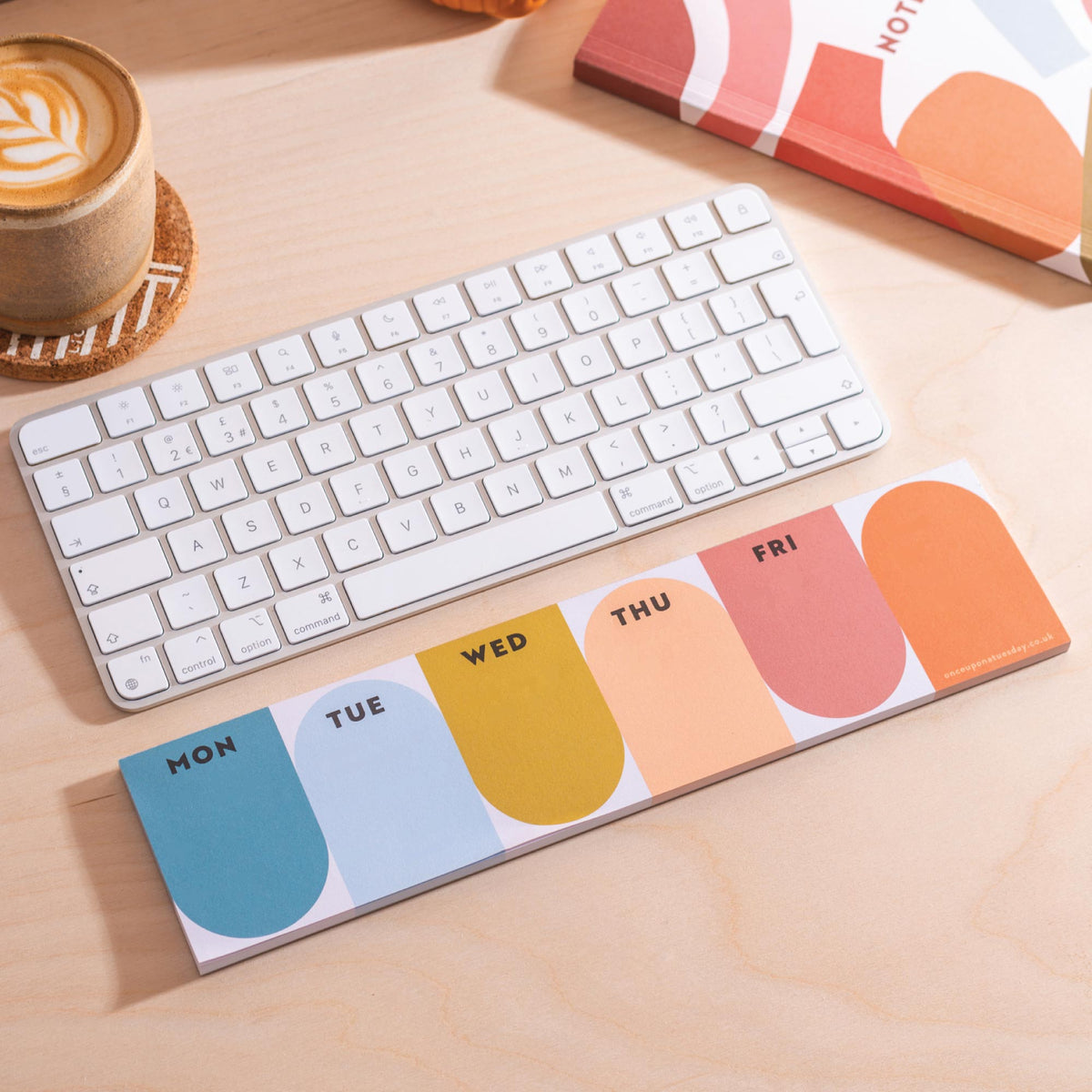 Keyboard Weekly Planner Pad | Nature Arches– Once Upon a Tuesday